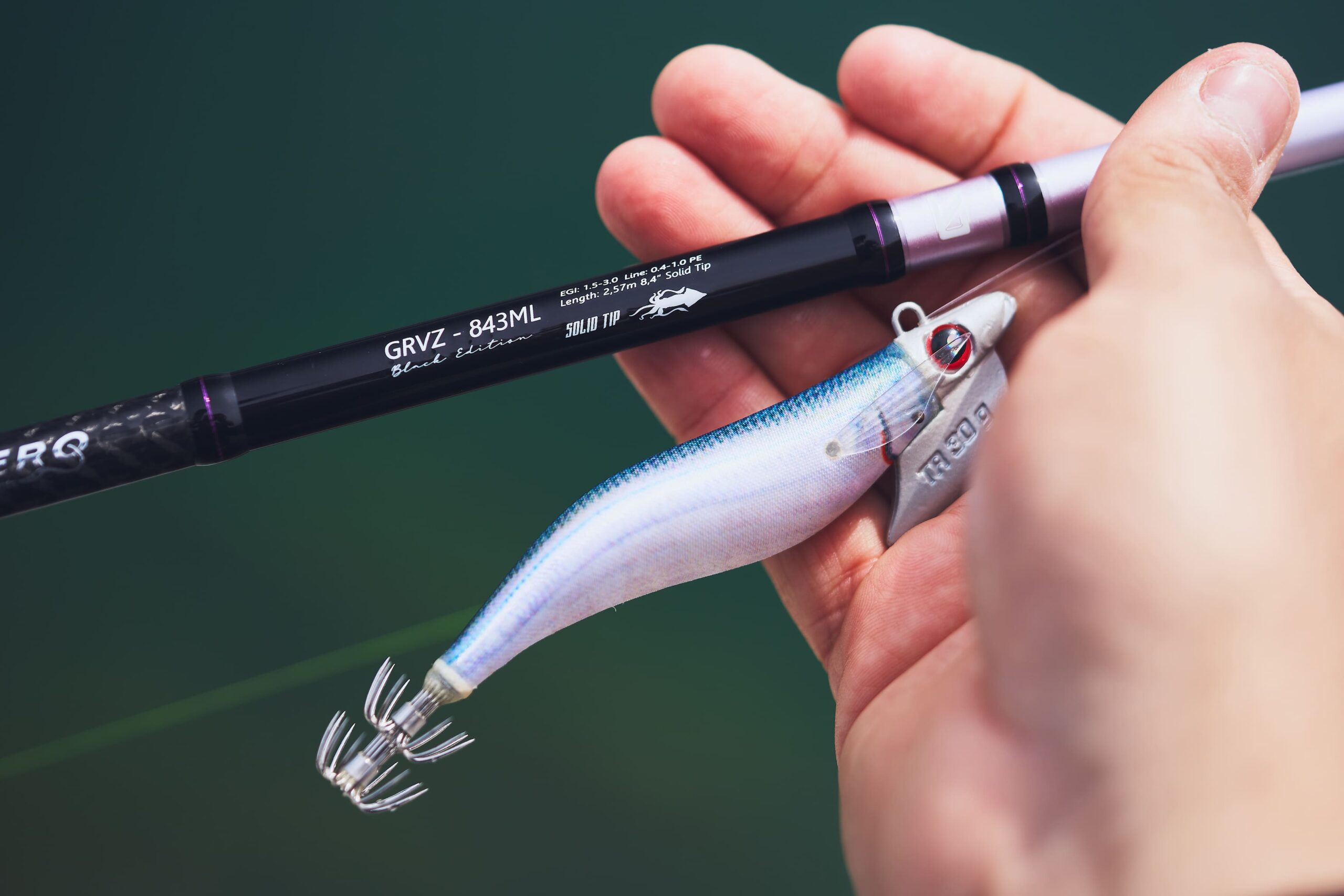 Cañas de Eging calamares y sepias | Gastón Huelva